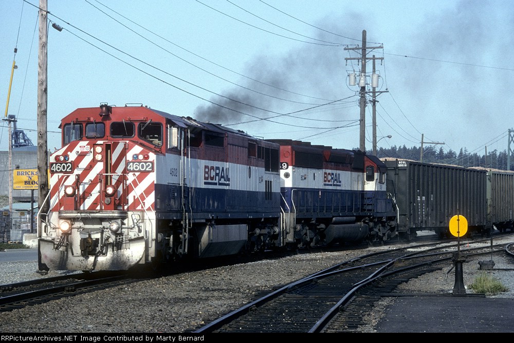 BC Rail 4602 and 749